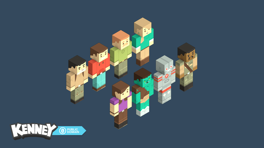 Blocky Characters · Kenney