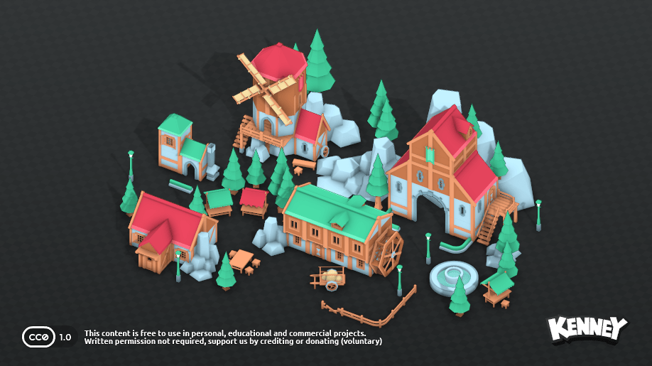 Fantasy Town Kit · Kenney