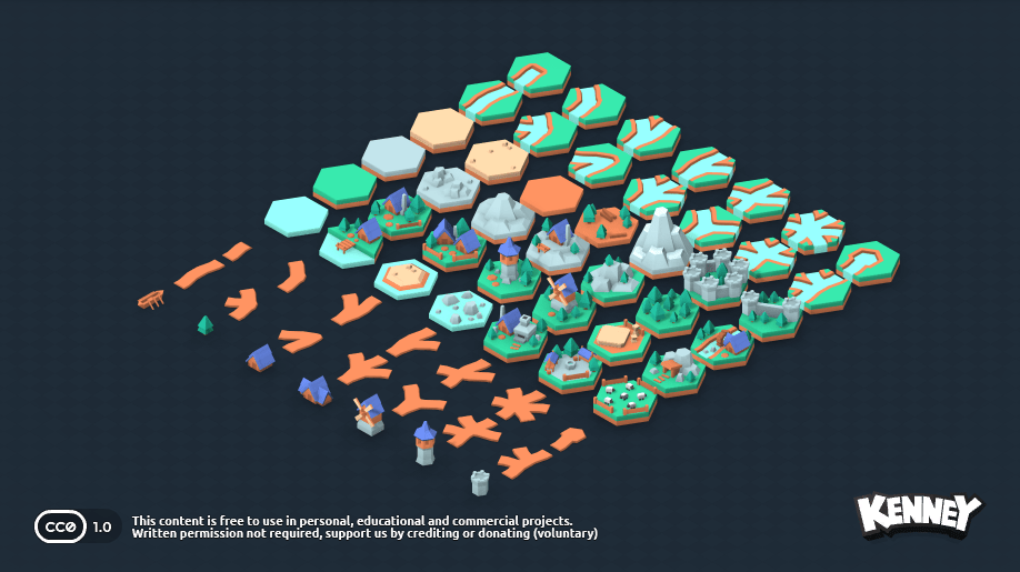 Hexagon Kit · Kenney