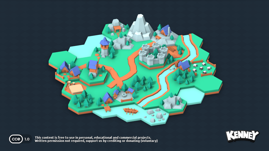 Hexagon Kit · Kenney