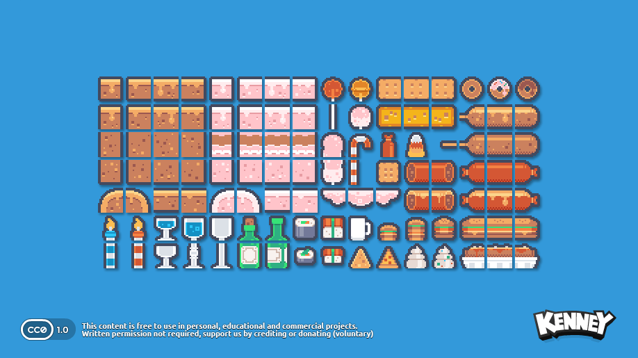 Pixel Platformer Food Expansion · Kenney