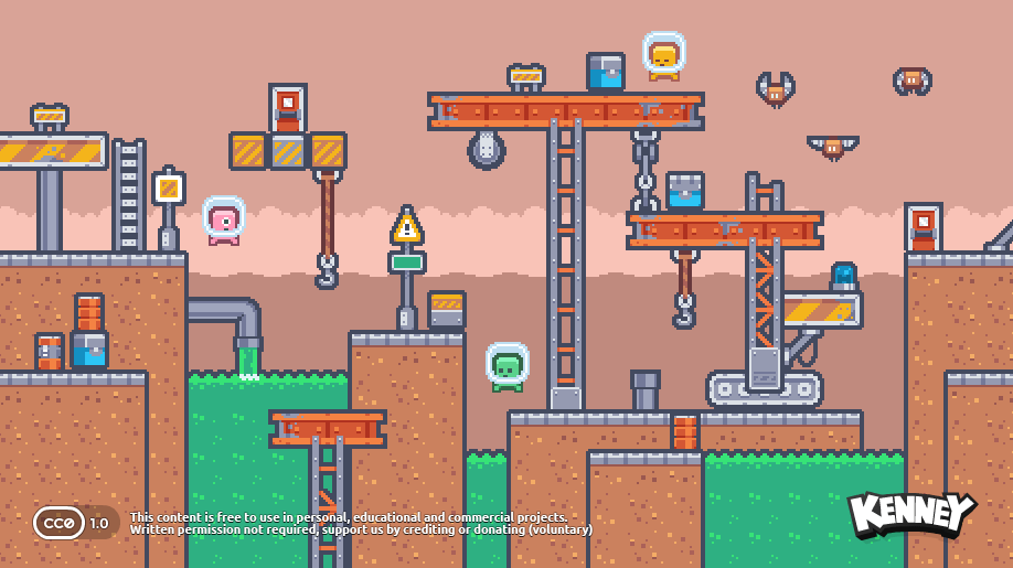 Pixel Platformer Industrial Expansion · Kenney