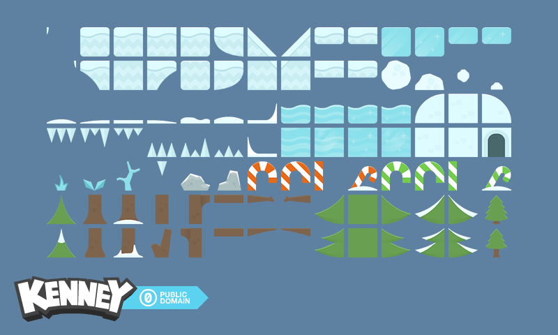 Platformer Art Winter · Kenney