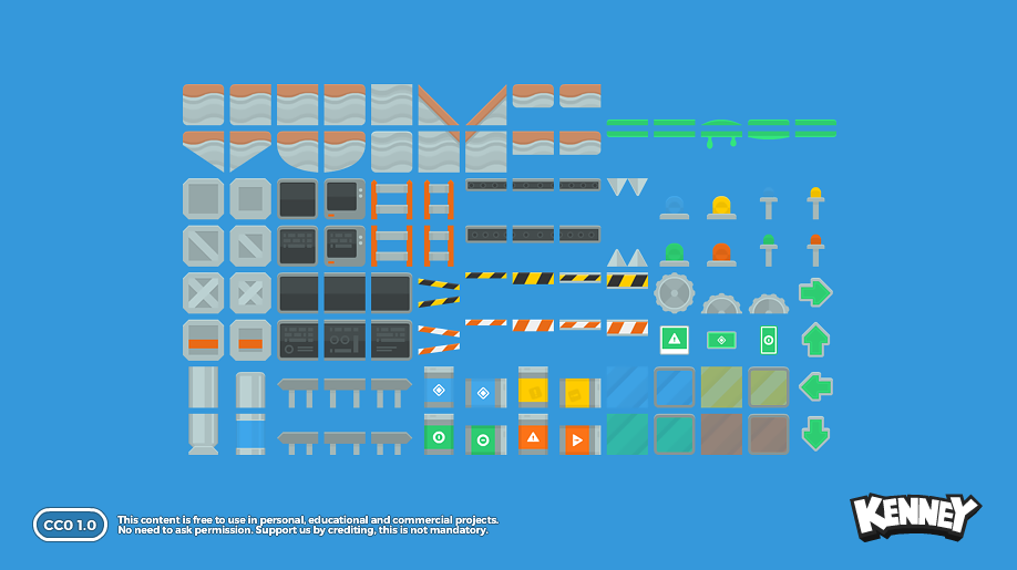 Platformer Pack Industrial · Kenney