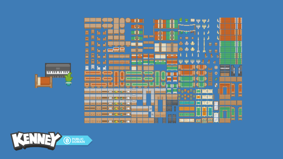 Roguelike Indoors · Kenney
