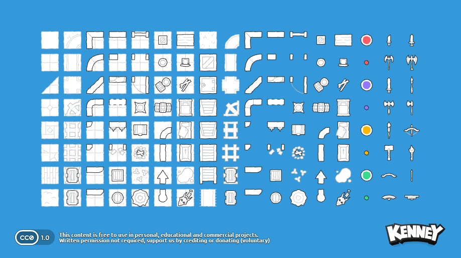 Scribble Dungeons · Kenney