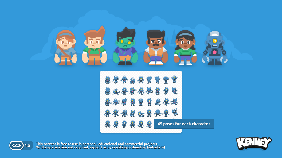 Toon Characters 1 · Kenney