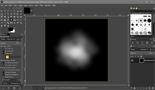 Drawing particle effect sprites · Kenney